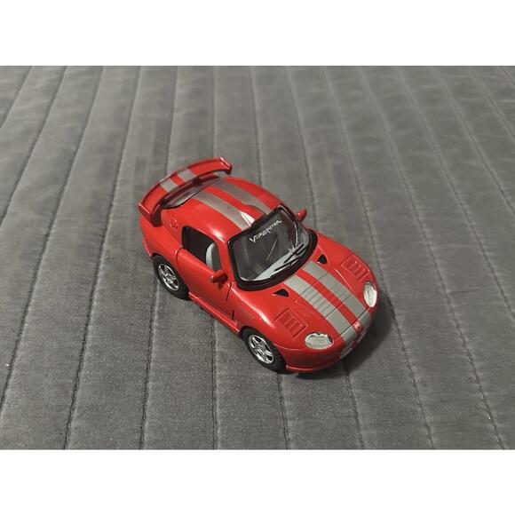 Toys | 204 Kinsfun Dodge Viper Gtsr Diecast Car Red Kt4020 Vintage Toy ...